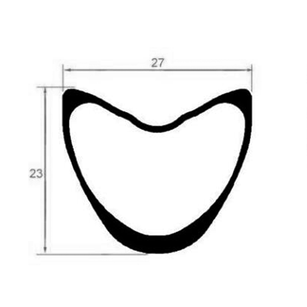 27.5er 650C / 29er Carbon 27x23mm Tubular MTB Rim
