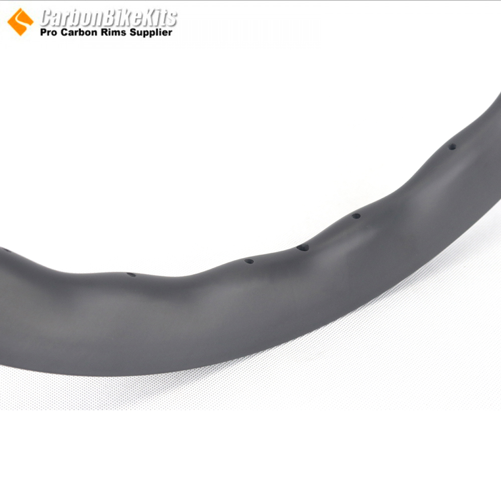 Wave Shape 700C 45x28mm Carbon Tubeless Hooked/Hookless/Tubular Road ...