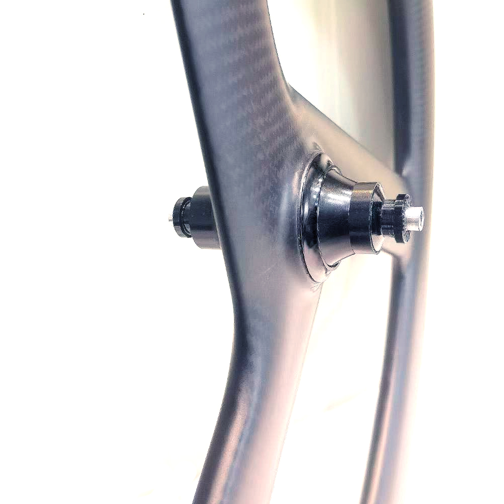 700C 27mm Wide Straight 3 Spokes Tubeless / Tubular Wheel