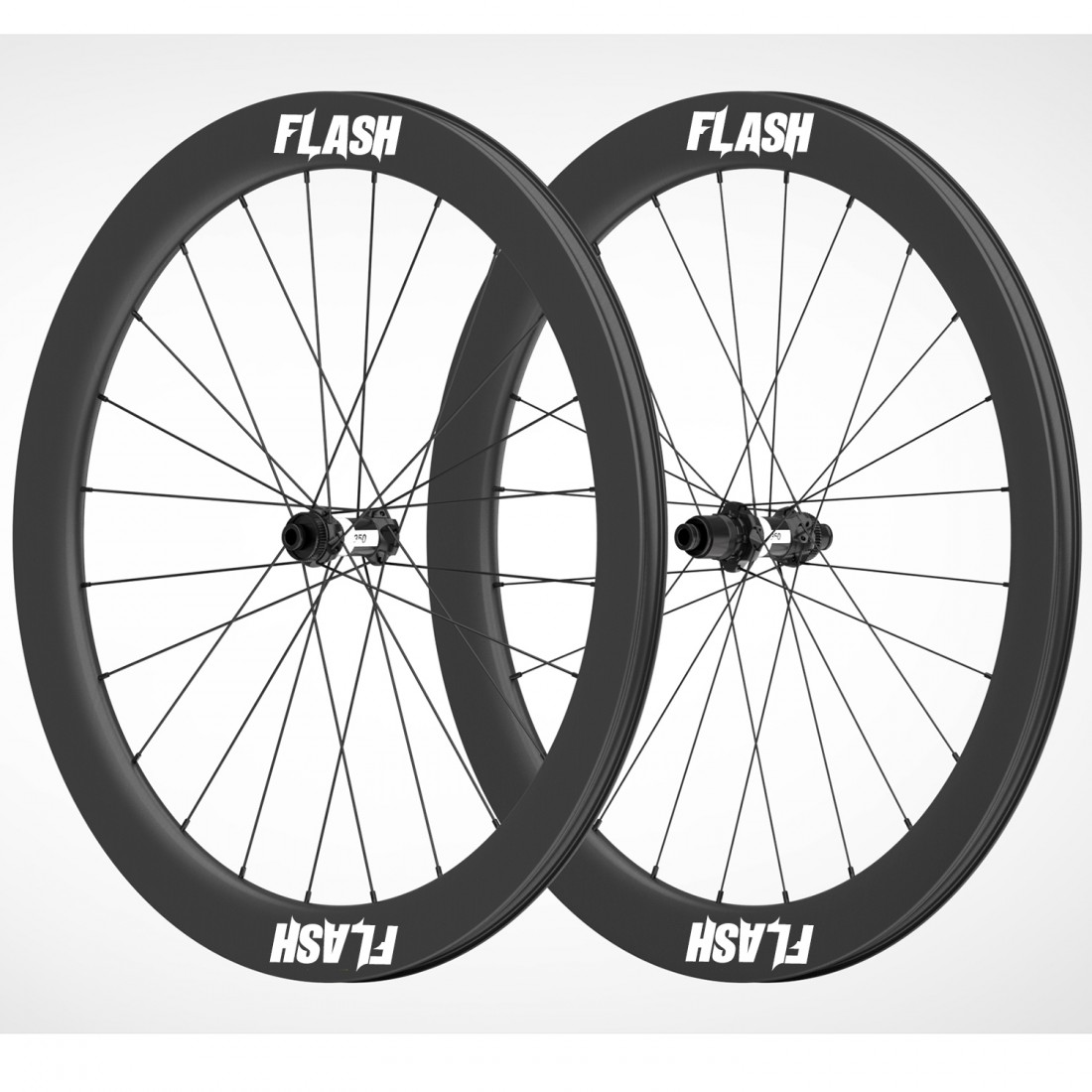 700C 50x28mm Carbon Tubeless / Tubless Hookless Road Bike Rim